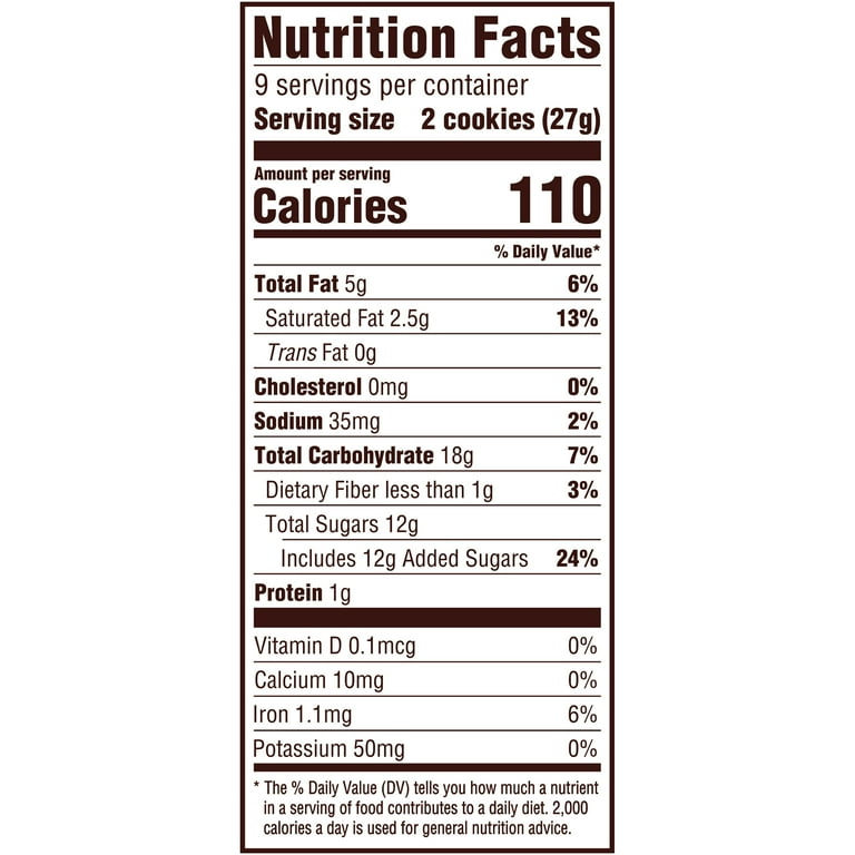 Mallomars Nutrition Facts