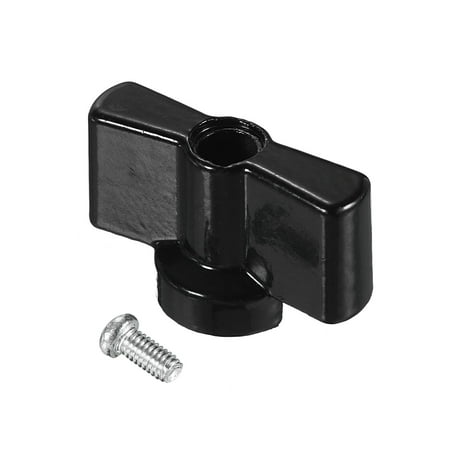 Uxcell 39x20mm Valve Control Knob, Cast Iron Tee Crank Wing Handle ...