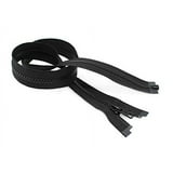 YKK 26" Vislon Zipper ~ YKK #5 Molded Plastic ~ Separating - 580 Black ...