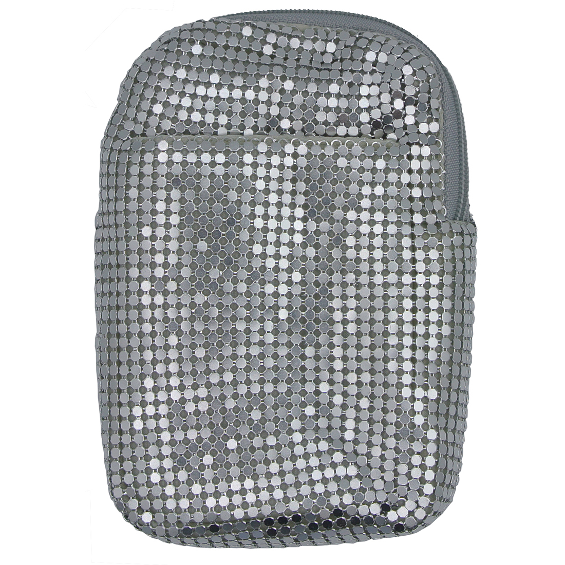Women's Metallic Mesh Cigarette Case Purse Zippered Closure Fits Kings ...