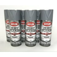 6pk Krylon K02726007 Paint + Primer Spray Paint, Vintage Gray, 12 oz ...