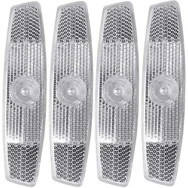 4Pieces Bicycle Wheel Spoke Reflectors Safe Warning Strip Reflectors ...