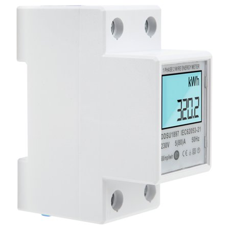 Electric Energy Meter, Digital Power Meter With LCD Backlight For ...