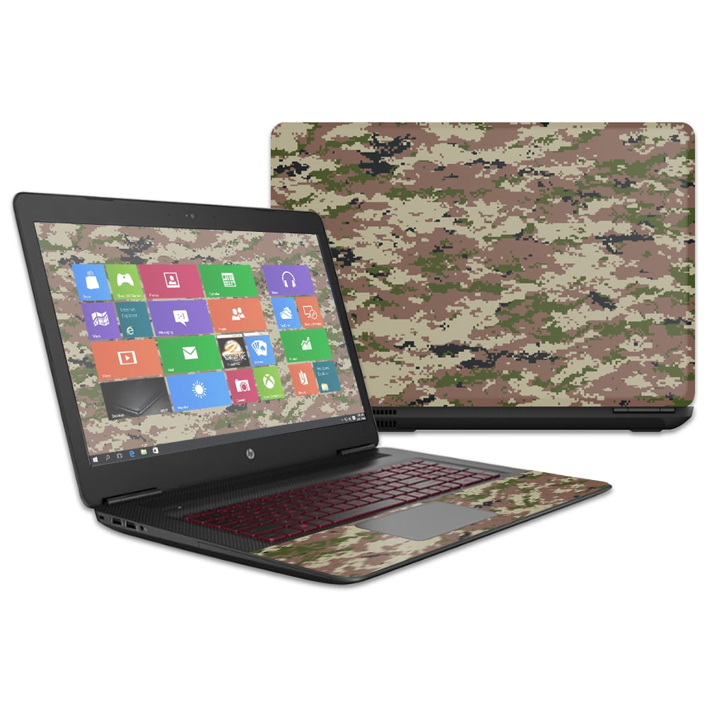 Skin Decal Wrap Compatible With HP OMEN Laptop 17t (2016) Urban Camo ...