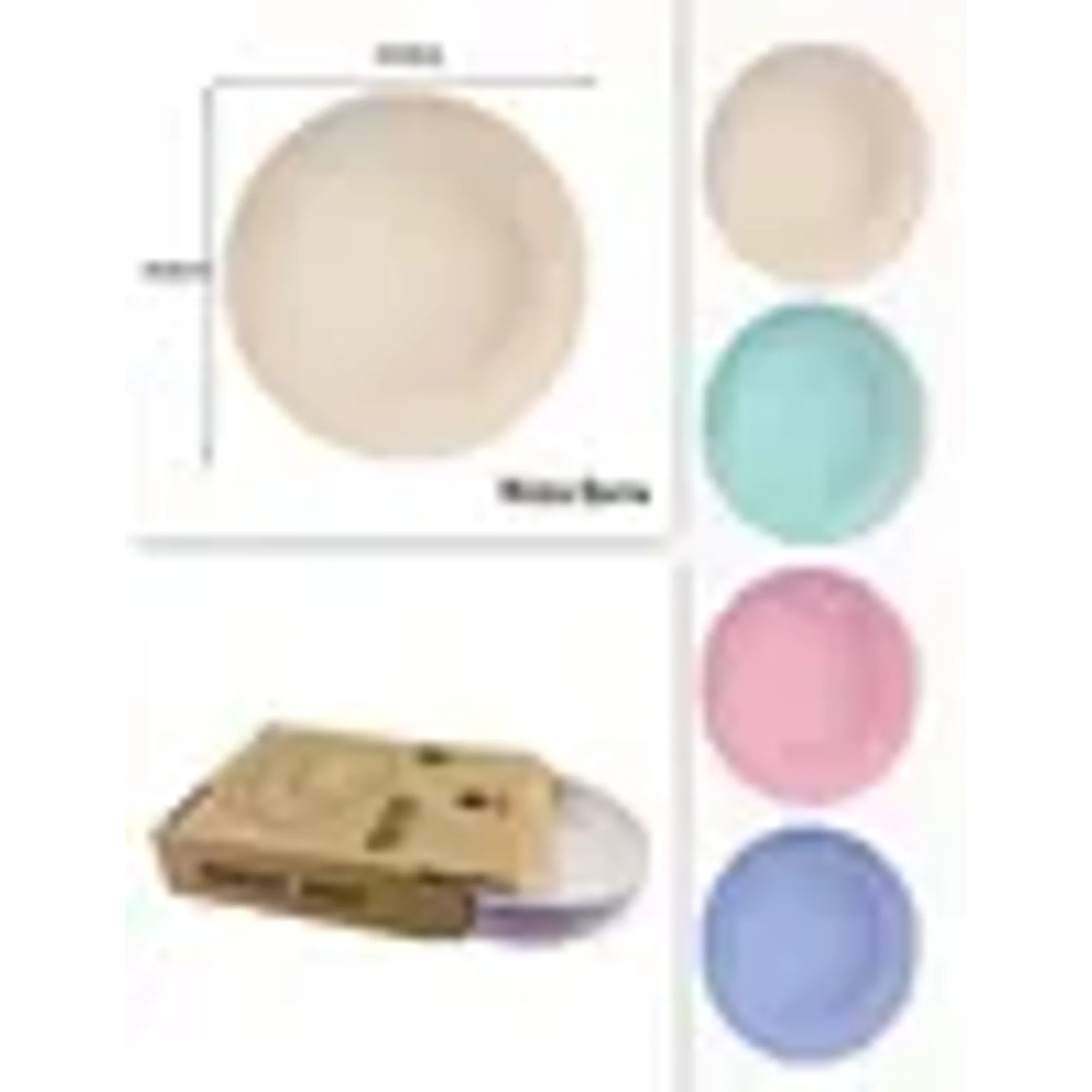 Click here for Onlineshoppingcheap 4pcs Wheat Straw Plates Unbrea... prices