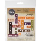 Sizzix THoltz Thinlits Die Halloween Words - Walmart.com