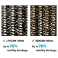 Jane Stone Privacy Screen 4' x 50' Fence Commercial 220GSM Fence Panel ...