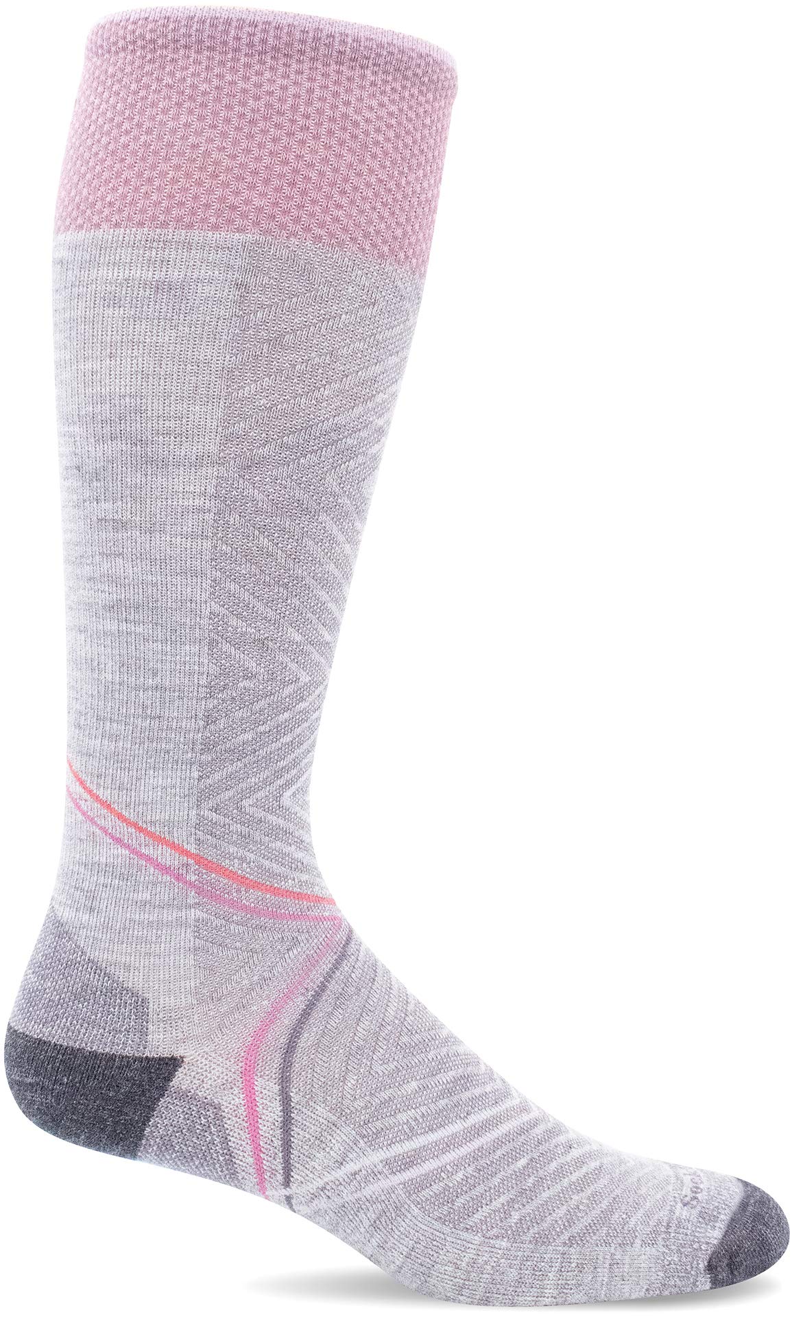 Calcetín de compresión Sockwell Pulse Knee High Lt. gris M/L para mujer ...