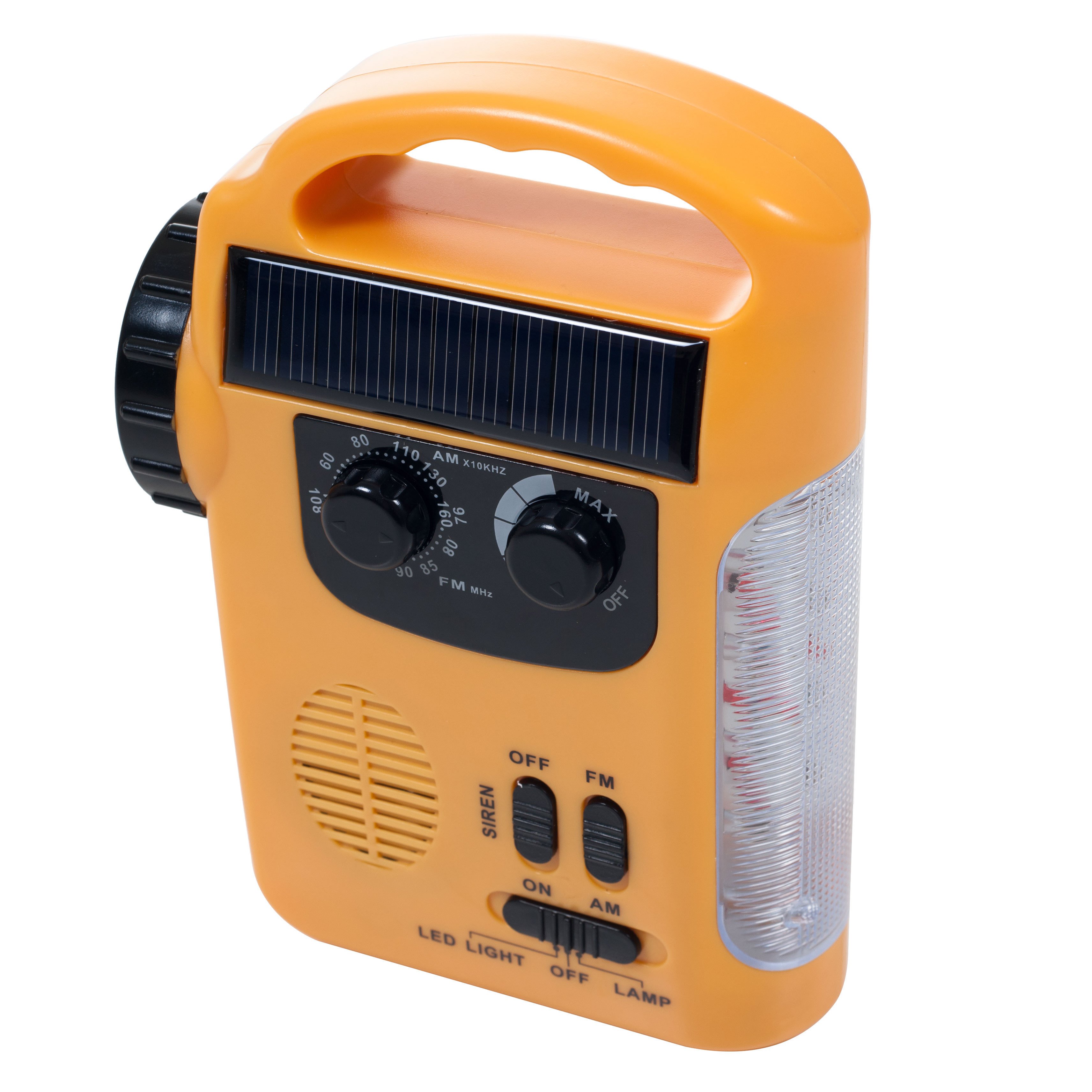Stalwart Emergency Rechargeable Flashlight Radio and Siren - Walmart.com