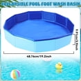 Portable Pool Foot Bath Collapsible Pool Foot Wash Basin Tub ...