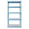 King's Rack Blue 5-Tier Boltless Tier Height Adjustable Steel Frame ...