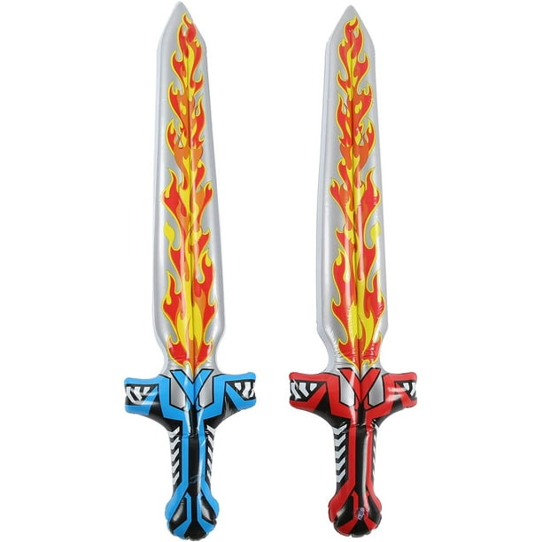 2pcs Inflatable Sword Toy, Pretend Play Inflatable Pirate Sword Water ...