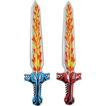 2pcs Inflatable Sword Toy, Pretend Play Inflatable Pirate Sword Water ...