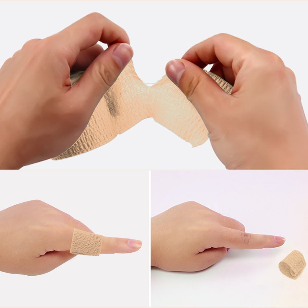 2.5cm X 4m First Aid Self Adhesive Stretch Finger Thumb Strapping Tape ...