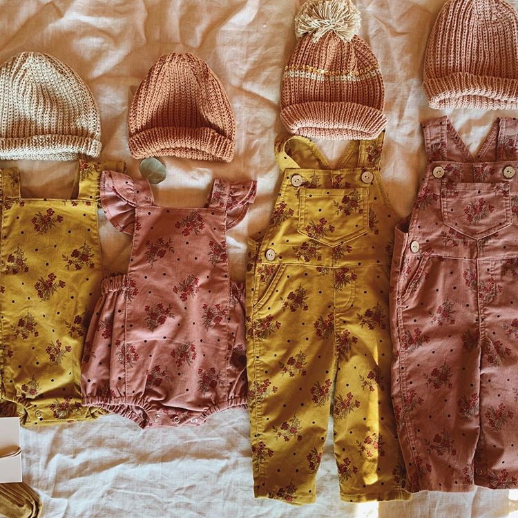 Puloru Children's Overalls Printing Dot Three Pockets Suspender Bib ...