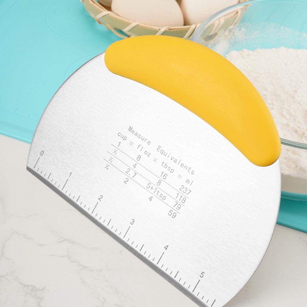 kurtrusly Pastry Chopper with Scales Anti-rust Multiduty Smooth Pizza ...