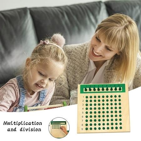 Gift for Kids Montessori Multiplication And Division Boards Wooden Math ...