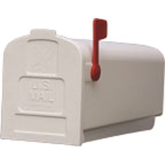 Plastic Mailbox Solar Group Rubbermaid Small Rural Mailbox, Standard ...