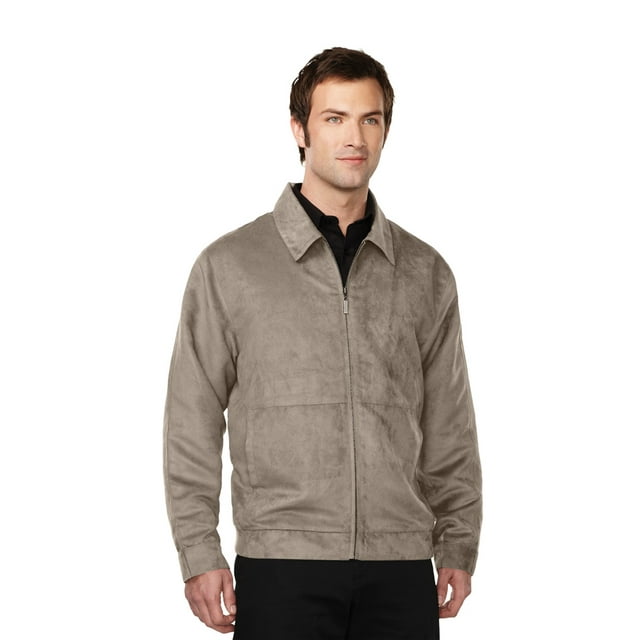 Tri-Mountain Gold Conrad J2930 Suede Jacket, X-Large, Light Taupe ...