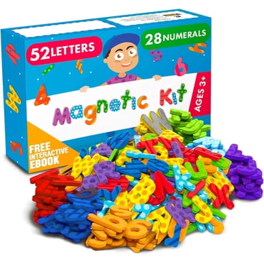 Colorful Letter Magnets, 26 ABC Alphabet Refrigerator Magnets (BPA Free ...