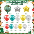 Christmas Balloon Arch Kit, Pearl Red Teal Blue Gold Silver Balloons ...