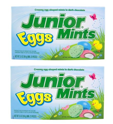 PSLLC JUNIOR MINTS EGGS Limited Edition Easter Spring Dark Chocolate ...