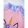 MSemis Girls UV Swimwear, 2-Piece Rashguard & Bottoms Set, UPF 50 ...