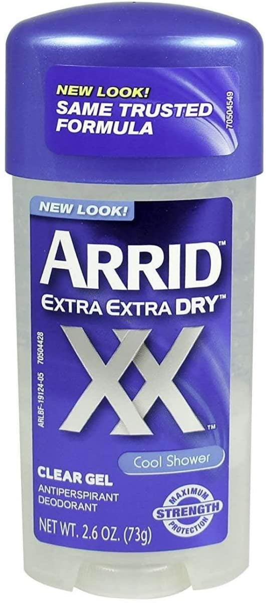 Arrid Extra Extra Dry Clear Gel Antiperspirant Deodorant 2.6 oz, Pack ...