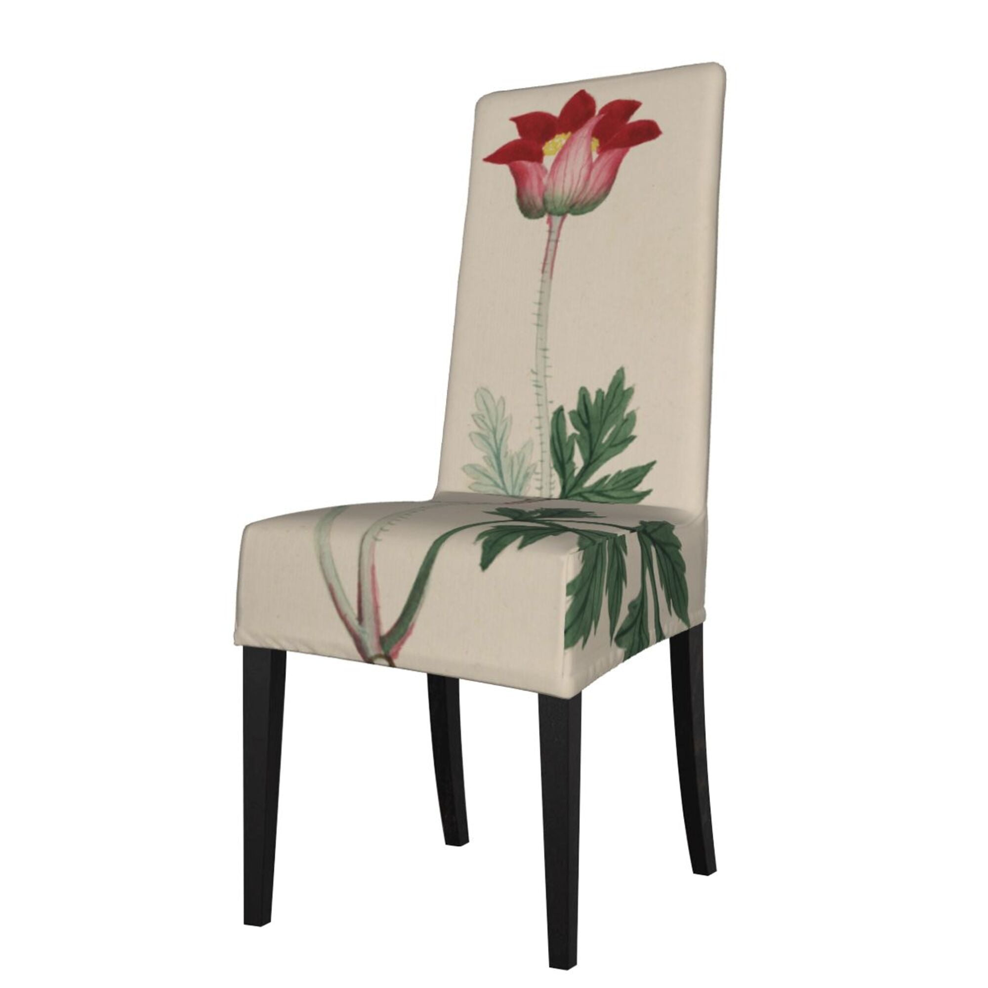 ZICANCN Vintage Watercolor Flowers Chair Protectors Seat Covers ...