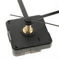 Silent Clock Movement Kits for DIY Clock Replacement (Black Straight ...