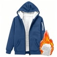 Cekizud Jackets for Women Oversized Hooded Sweatshirt Solid Color Lined ...