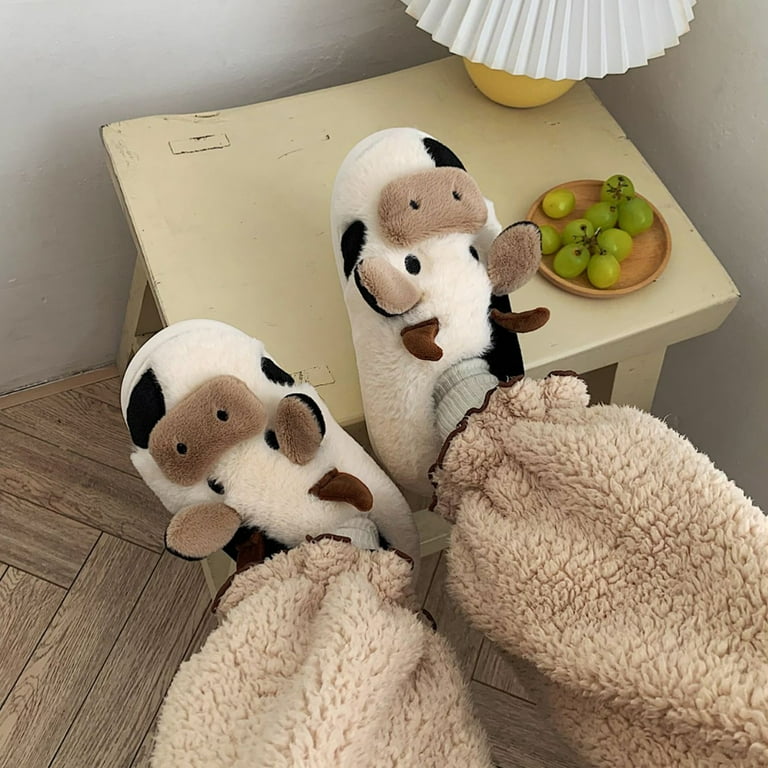 Felirenzacia Cow Slippers For Women Men Cute Cow Slides, 47% OFF