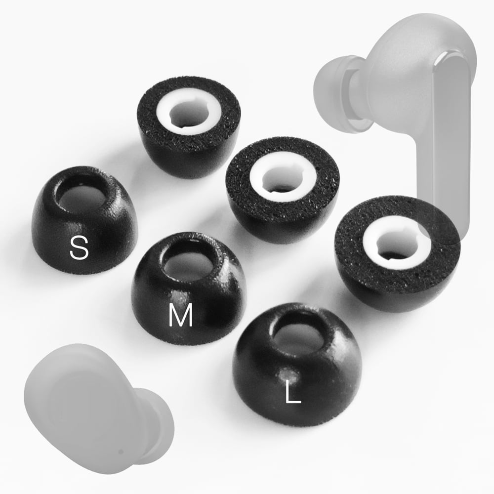 Memory Foam Eartips Compatible with JBL Live Pro TWS 2 & JBL Vibe Buds ...