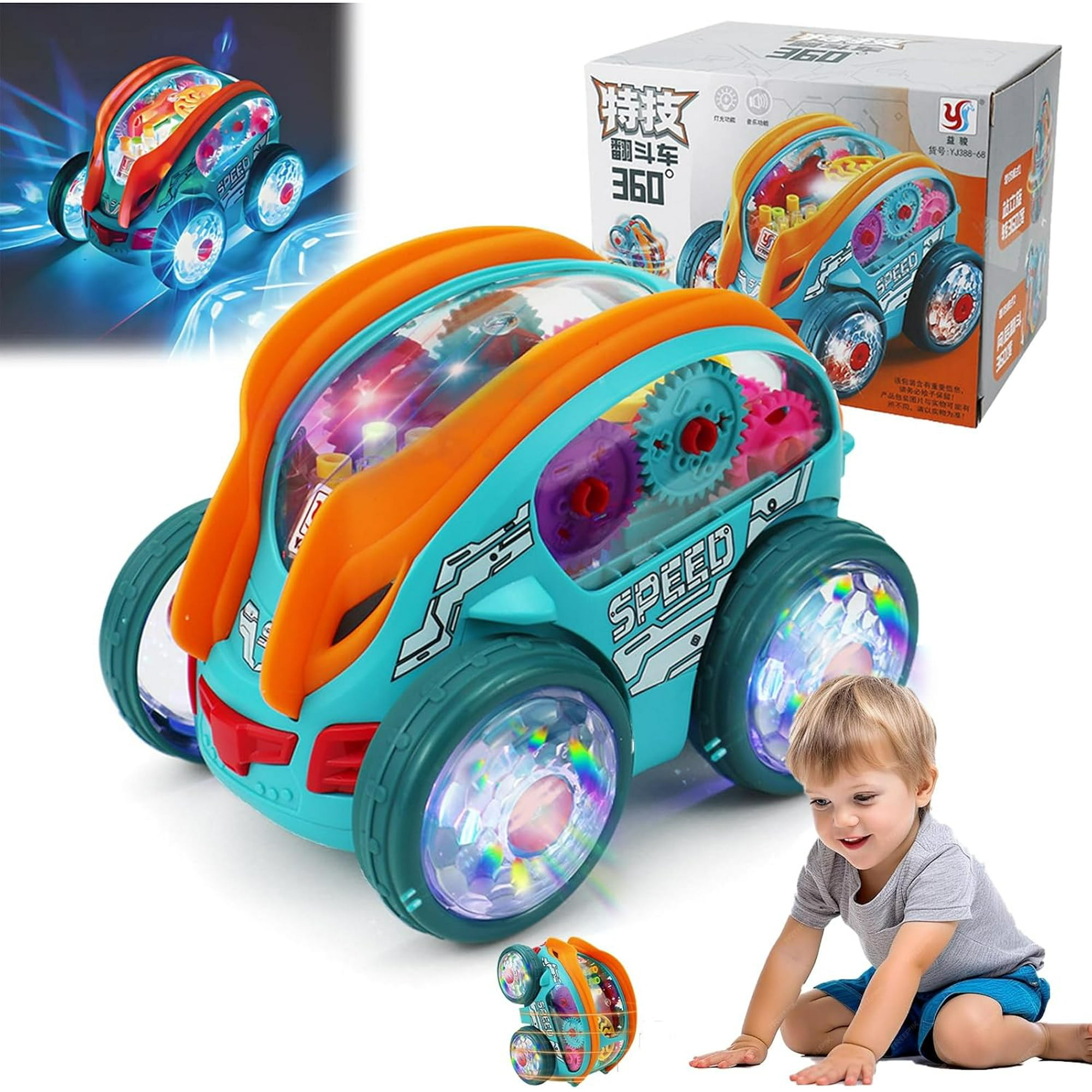 Click here for Xianswiv Speedlite Dynamic Gear-Powered Car With L... prices