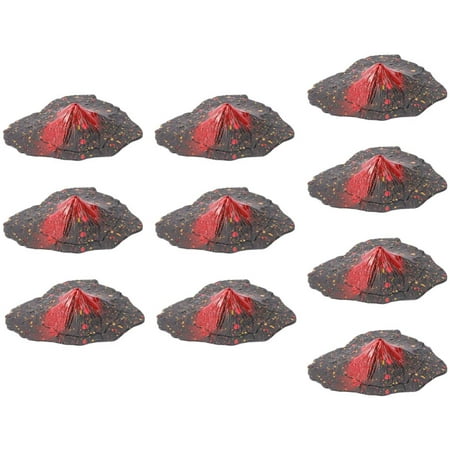HTCM 10pcs Volcano Toy Volcanic Eruption Model Simulation Volcano ...