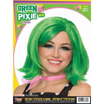 WIG - GREEN PIXIE - Walmart.com