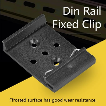 35mm DIN Rail Fixed Clamp Aluminum Din Rail Fasten Clip DIN Rail Mount ...