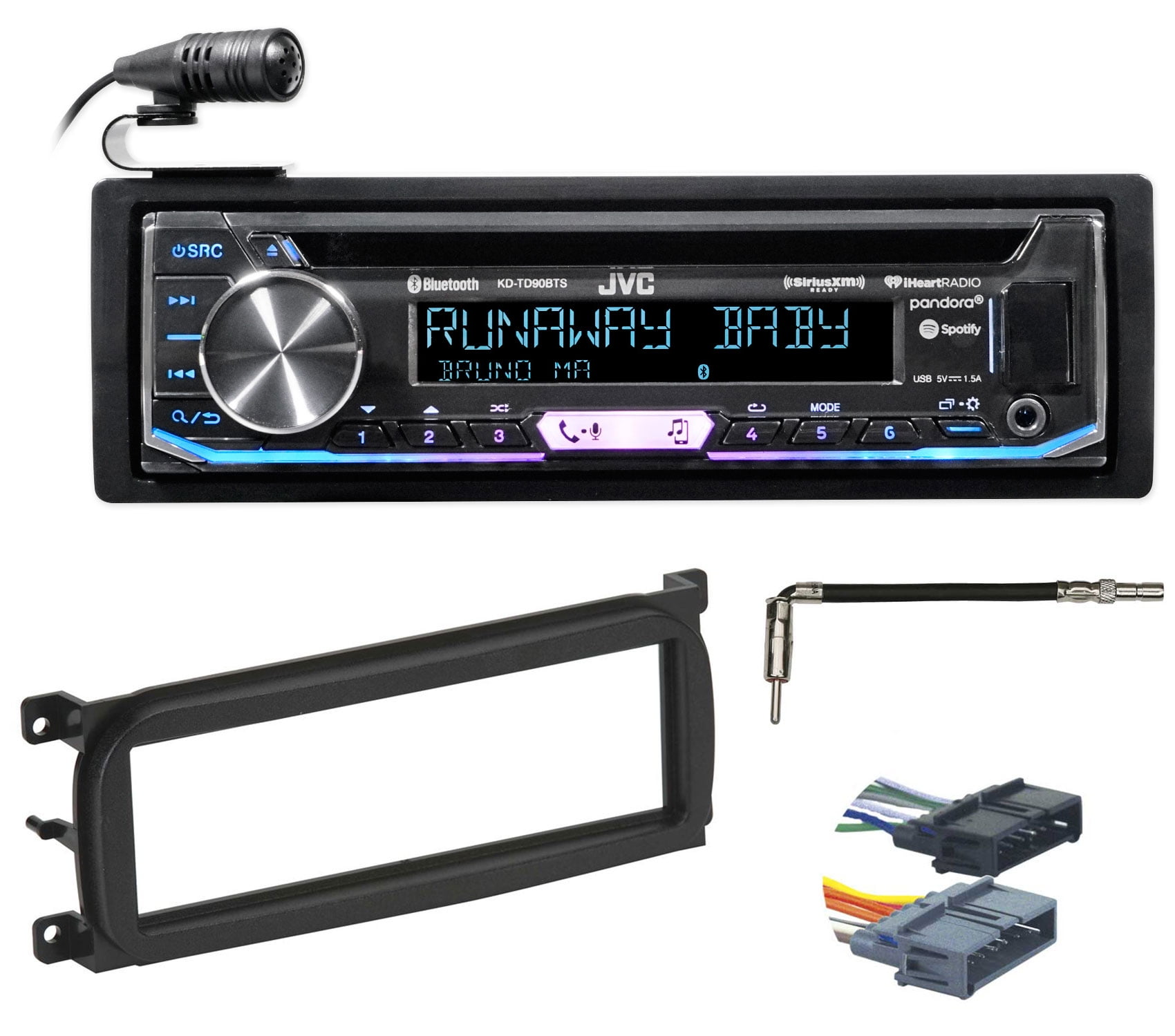 JVC Bluetooth Android Sirius XM Receiver/Stereo For 2003-2006 JEEP ...