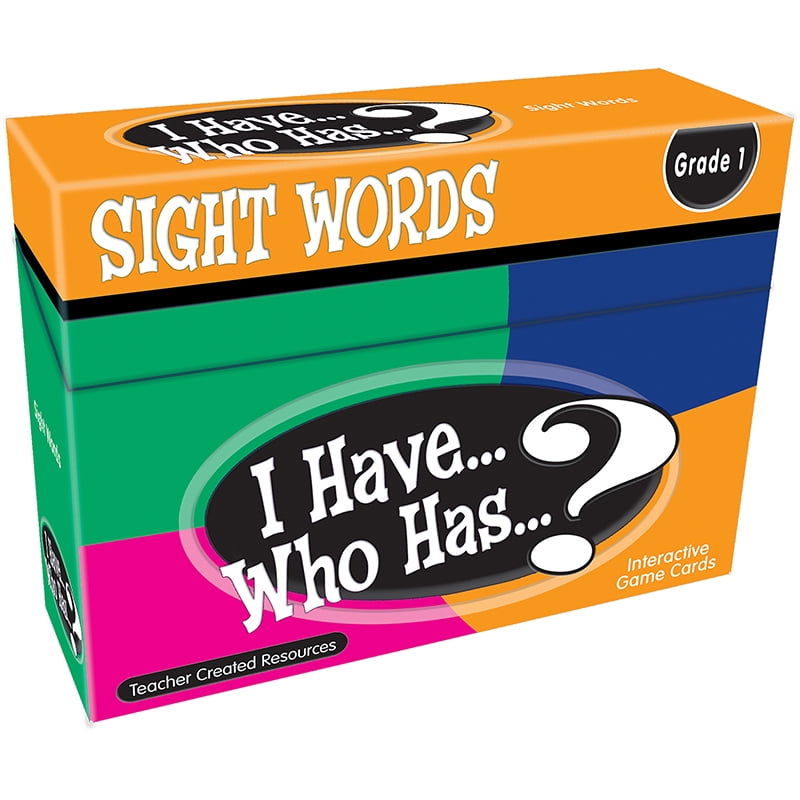 I Have, Who Has Sight Words Game, Grade 1 | Bundle of 10 Each - Walmart.com