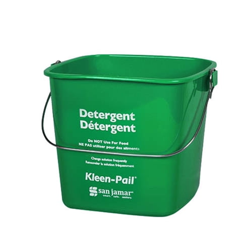 San Jamar Kleen-Pail Detergent Bucket, Green, 3 qt - Walmart.ca