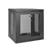 Tripp Lite 12U WALL MOUNT RACK ENCLOSURE CABINET HINGED GLASS ACRYLIC ...