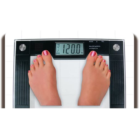 Ideaworks JB5824 Extra Wide Talking Scale-Visual & Voice Display Scale ...