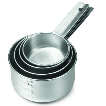Chef' s Secret® 4pc T304 Stainless Steel Measuring Cup Set - Walmart.com