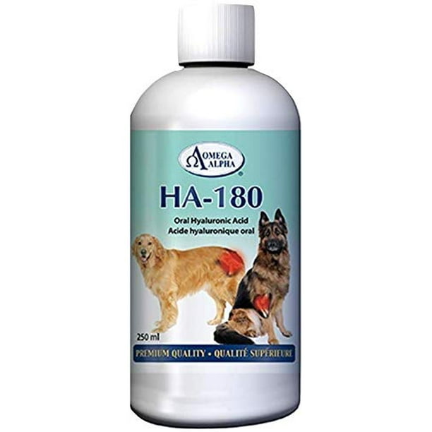 Omega Alpha Pets Performance and Mobility- HA-180 (Hyaluronic Acid ...