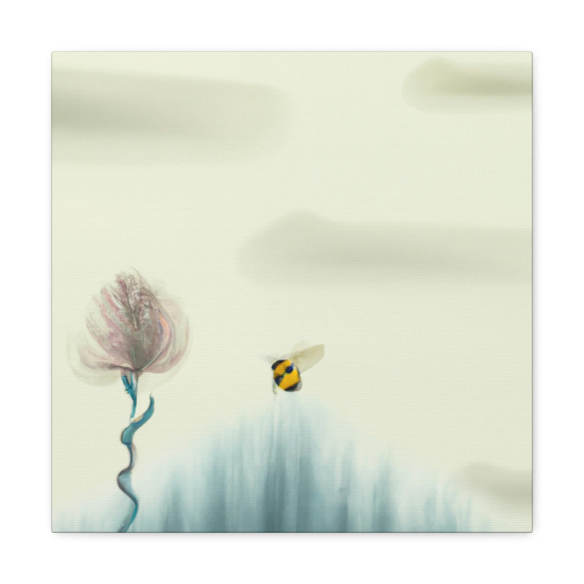 Bumblebee in Minimalism - Canvas - Walmart.com