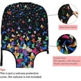 Luggage Cover Approved Travel Suitcase Protector Colorful Butterflies ...