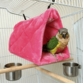 CYFW 2026 New Plush Hammock Hanging Cave Cage Hut Tent Bed Bird Toy for ...