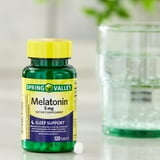 Spring Valley Melatonin Tablets Sleep Support Dietary Supplement, 5 mg ...