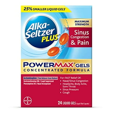Alka-Seltzer Plus Powerfast Fizz Severe Cold & Flu Medicine ...