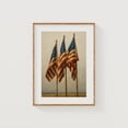 ARTVORA Vintage American Flag Wall Art, Patriotic Decor for ...